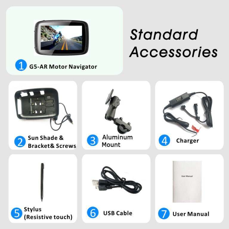 Motorcycle Navigation Device G5-AC | RICOEL